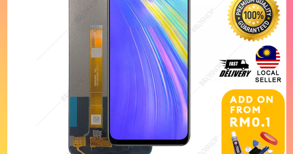 BROSHOP Compatible Lcd For Ori Realme 6 / 6S / 7 4G / Q2 / NARZO 20 Pro ...